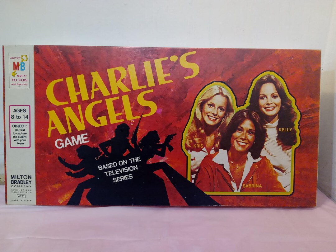 Vintage Board Game, Charlie's Angels Board Game by Milton Bradley, 1978 ...