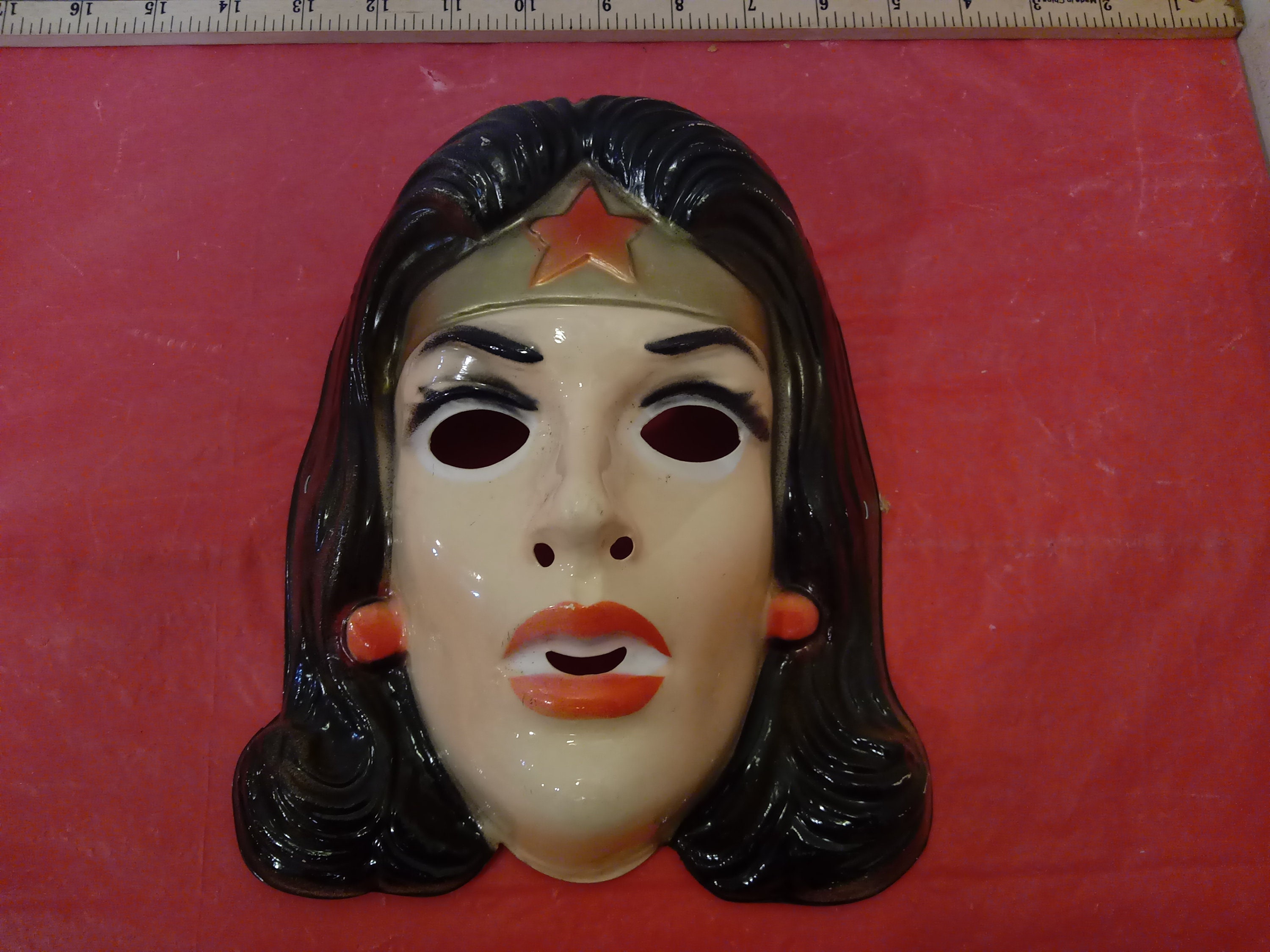 Vintage Halloween Mask, Wonder Woman DC Comics Halloween Mask by Ben ...