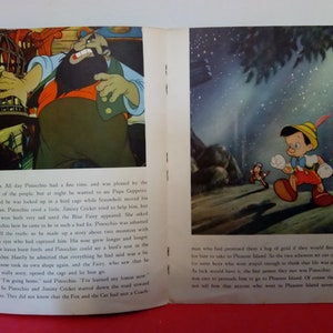 Vintage Comic Book, Walt Disney's Pinocchio, Picture Book (whitman ...