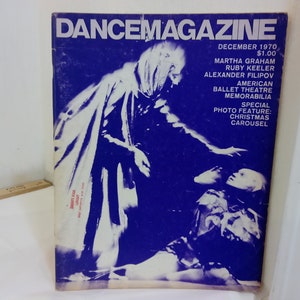 Vintage Dancing Magazines, Dance Magazine, 1970 and 1969# - Etsy
