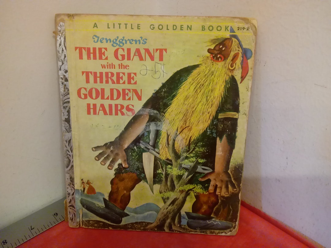 Vintage A Little Golden Book, the Giant With the Three Golden Hairs ...