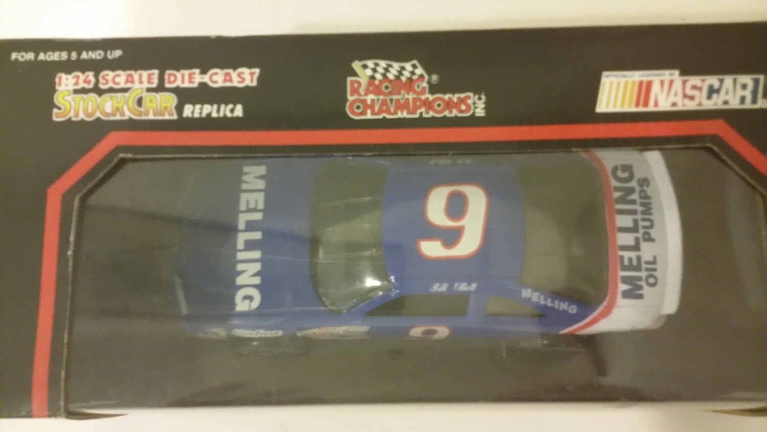 Vintage Racing Champions Diecast Bill Elliott #9 NASCAR Stock Car 1991 ...