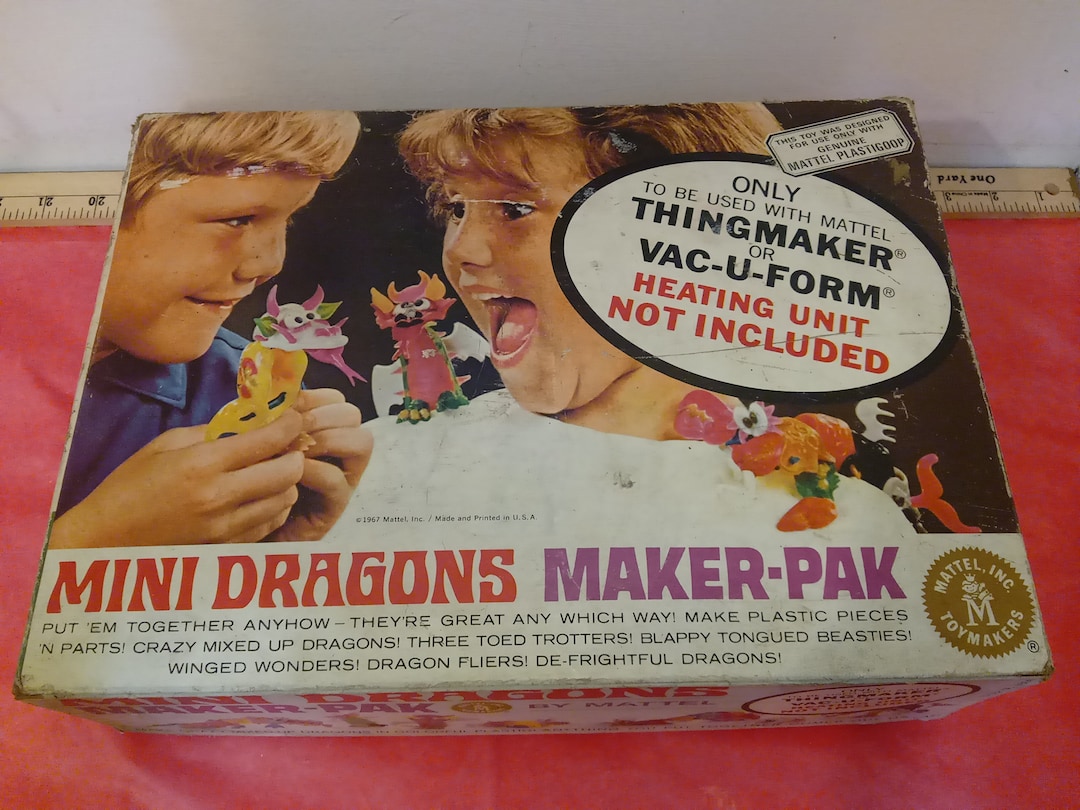 Vintage Thing Maker by Mattel, Mini Dragons Maker-pak by Mattel, 1967 ...