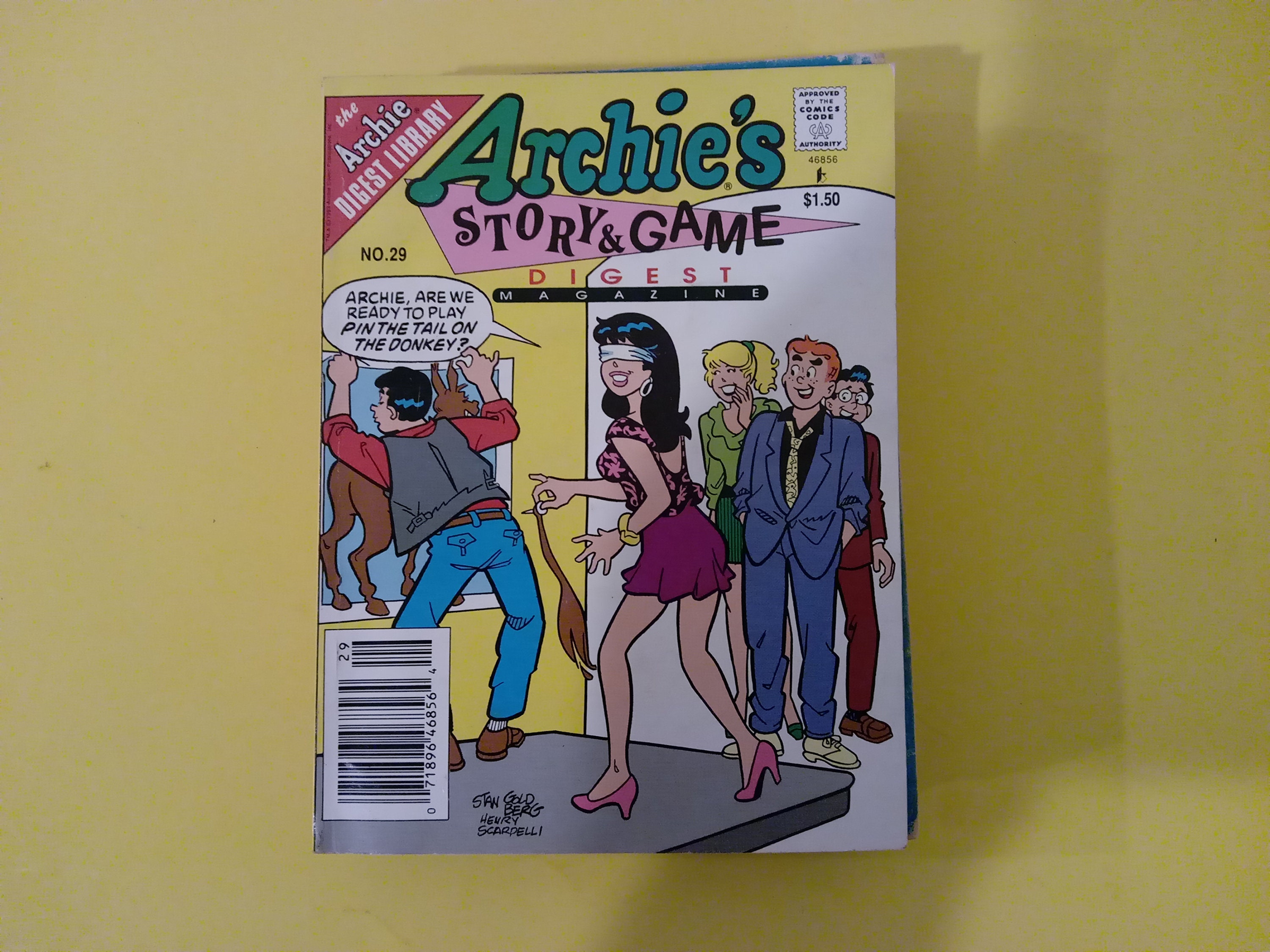 Vintage Archie Comic Digest Magazines, 1970 - 1990's