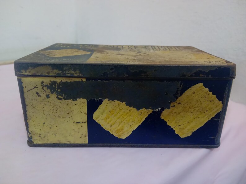 Vintage Cracker Tin, Holland Che-cri Cheese Crispies Crackers, 7 1/2 Oz ...
