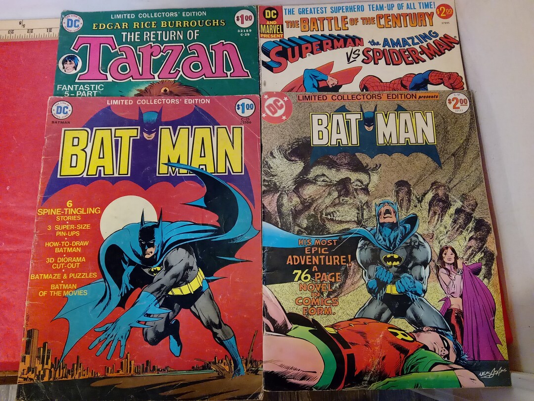 Vintage Comic Books, DC Comics Limited Collector's Edition, "batman ...