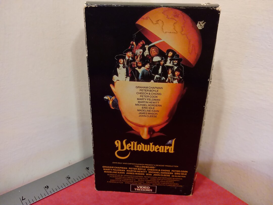 Vintage VHS Movie Tape, Yellowbeard, Graham Chapman, 2001~ - Etsy