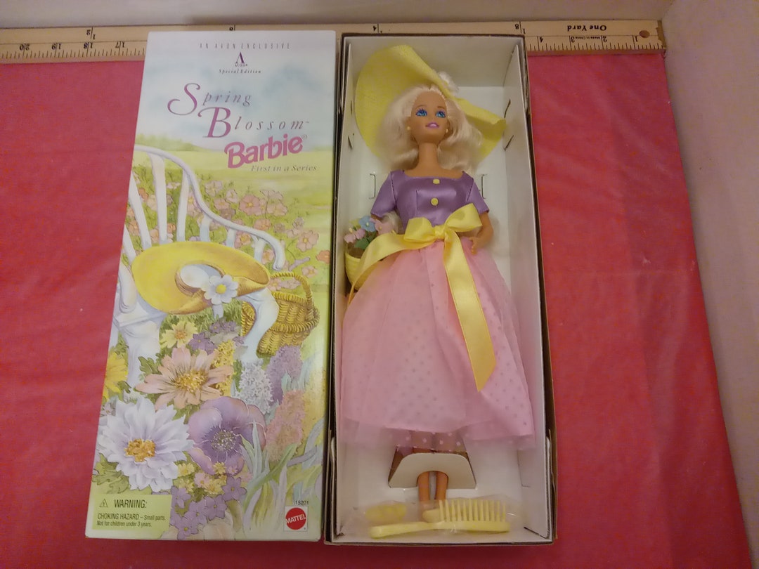 Vintage Barbie Doll, an Avon Exclusive Edition spring Blossom, 1995 - Etsy