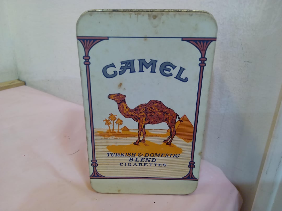 Vintage Tobacco Tins and Ashtray, Camel Tobacco Tins and Tin Ashtray ...