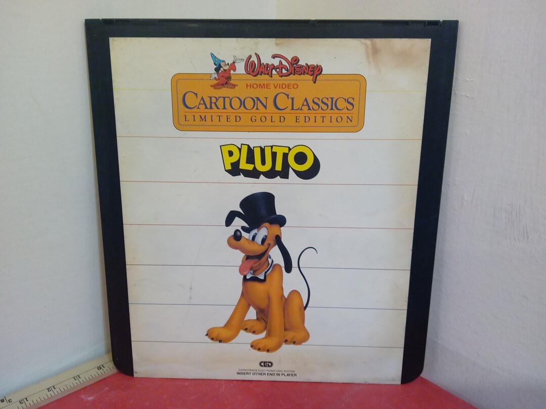 Vintage Video Disc Movie, Walt Disney Cartoon Classics "pluto" Limited ...