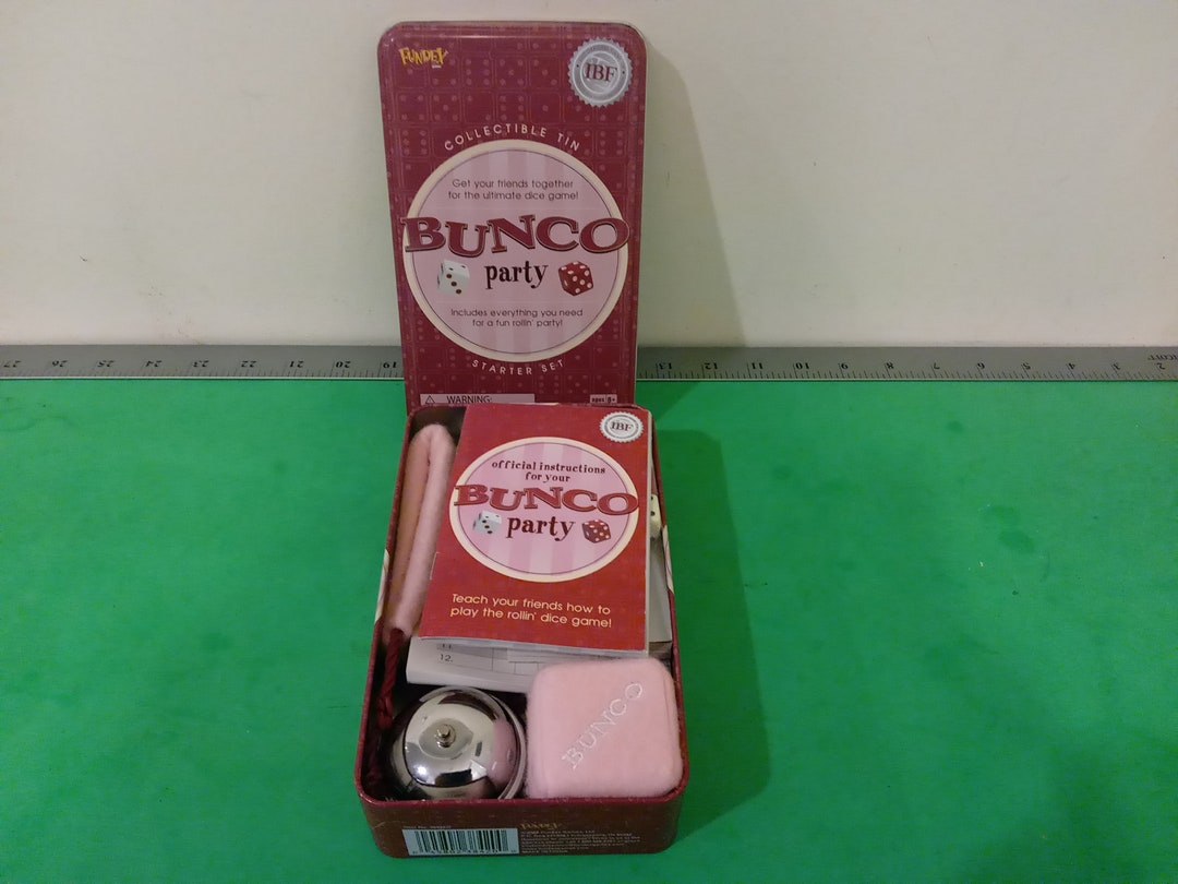 Vintage Party Game, Bunco Party Game by Fundex, 2004 - Etsy