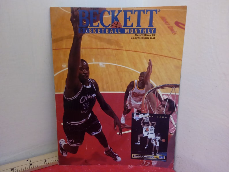 Vintage Sport's Cards Magazines, Beckett Basketball Monthly, 1990's - Etsy