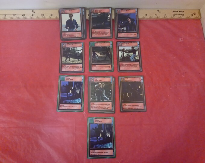 Vintage Card Game, Highlander Card Game Cards, "richie Ryan Cards ...