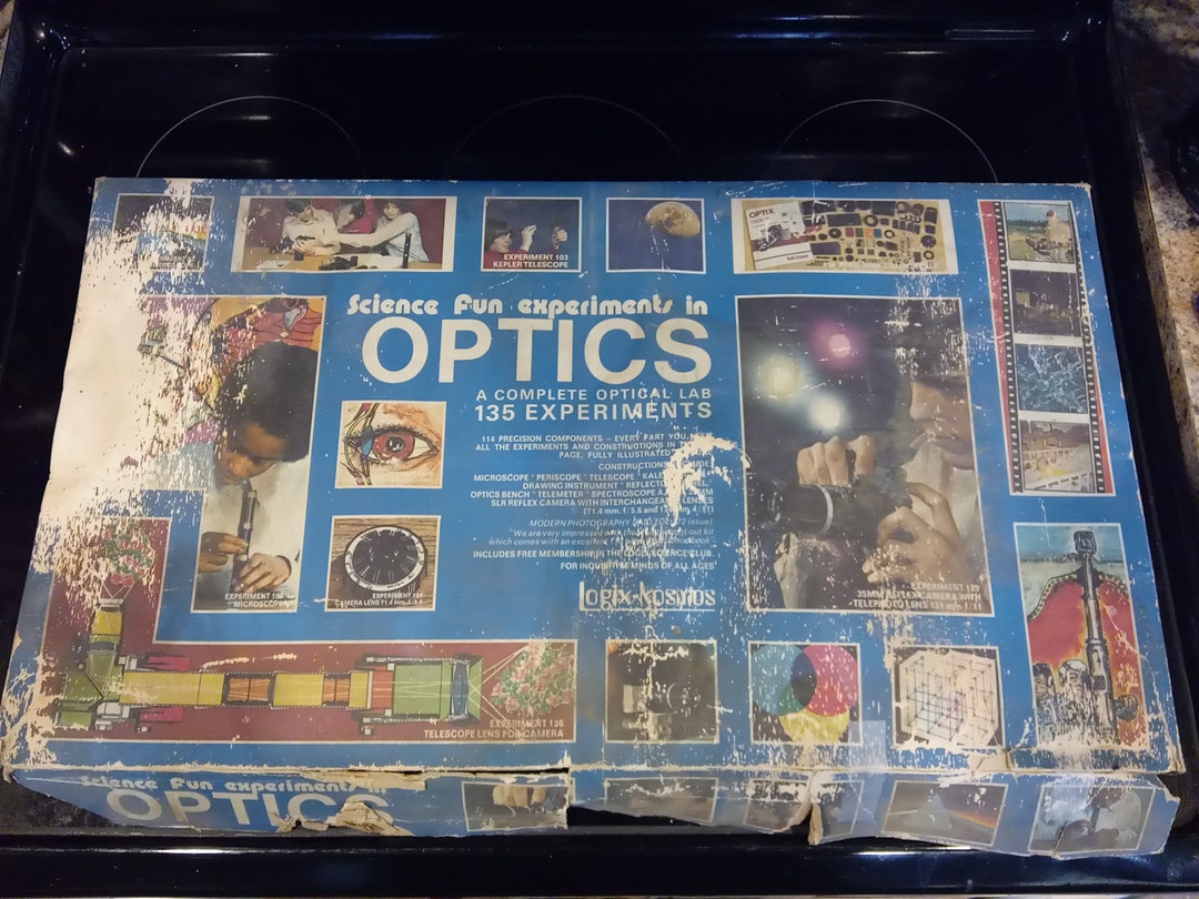 Vintage Learning Toy, Science Fun Experiments in Optics, 135 ...