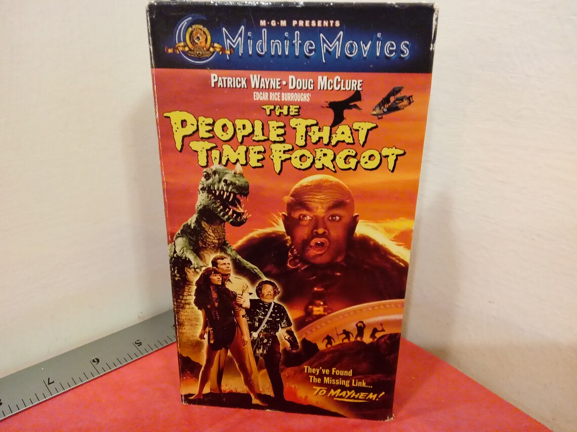 Vintage VHS Movie Tape, the People That Time Forgot, Patrick Wayne ...