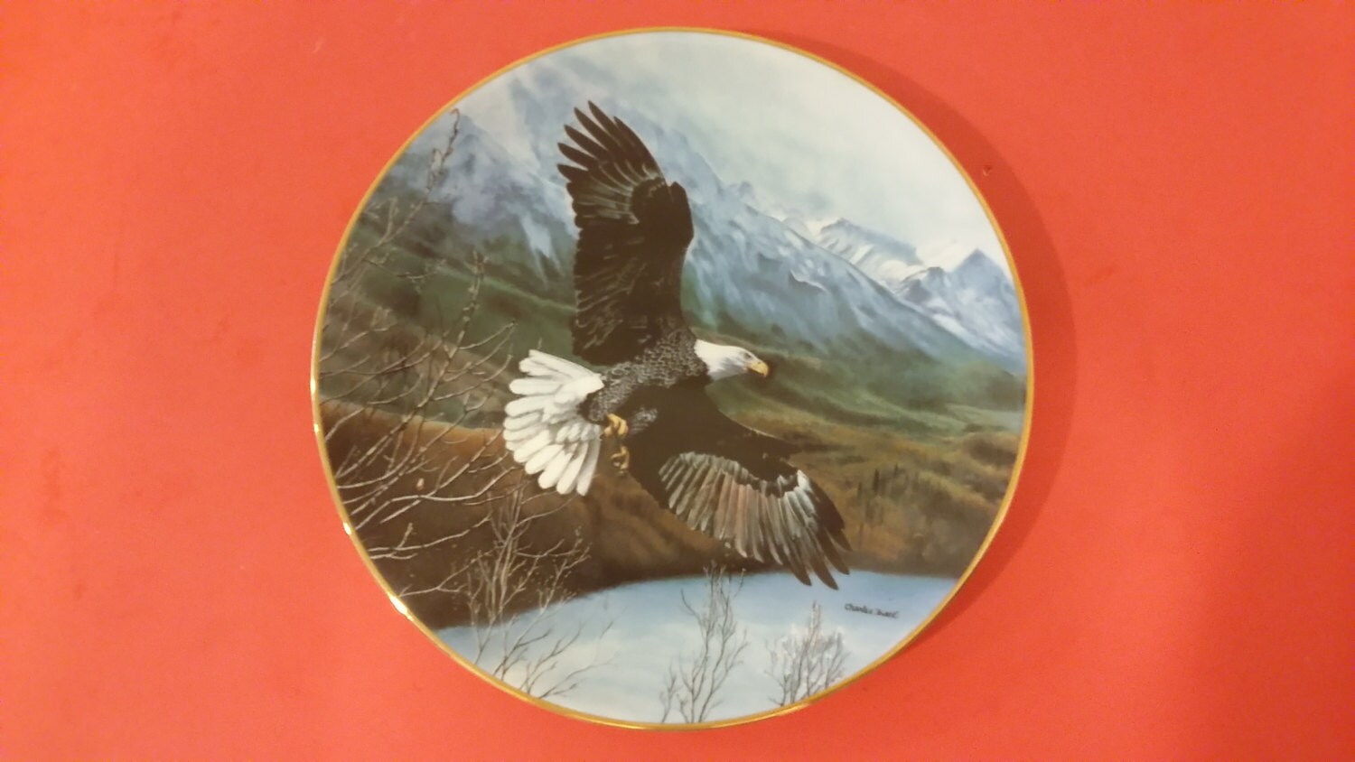 Soaring Majesty by Charles Frace Freedom series plate collection
