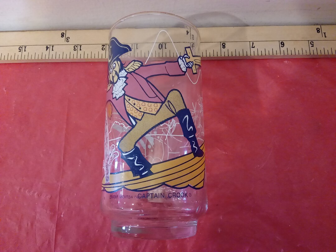 Vintage Collectible Glass, Mcdonald's Glass, Captain Crook Glass, 1977 ...