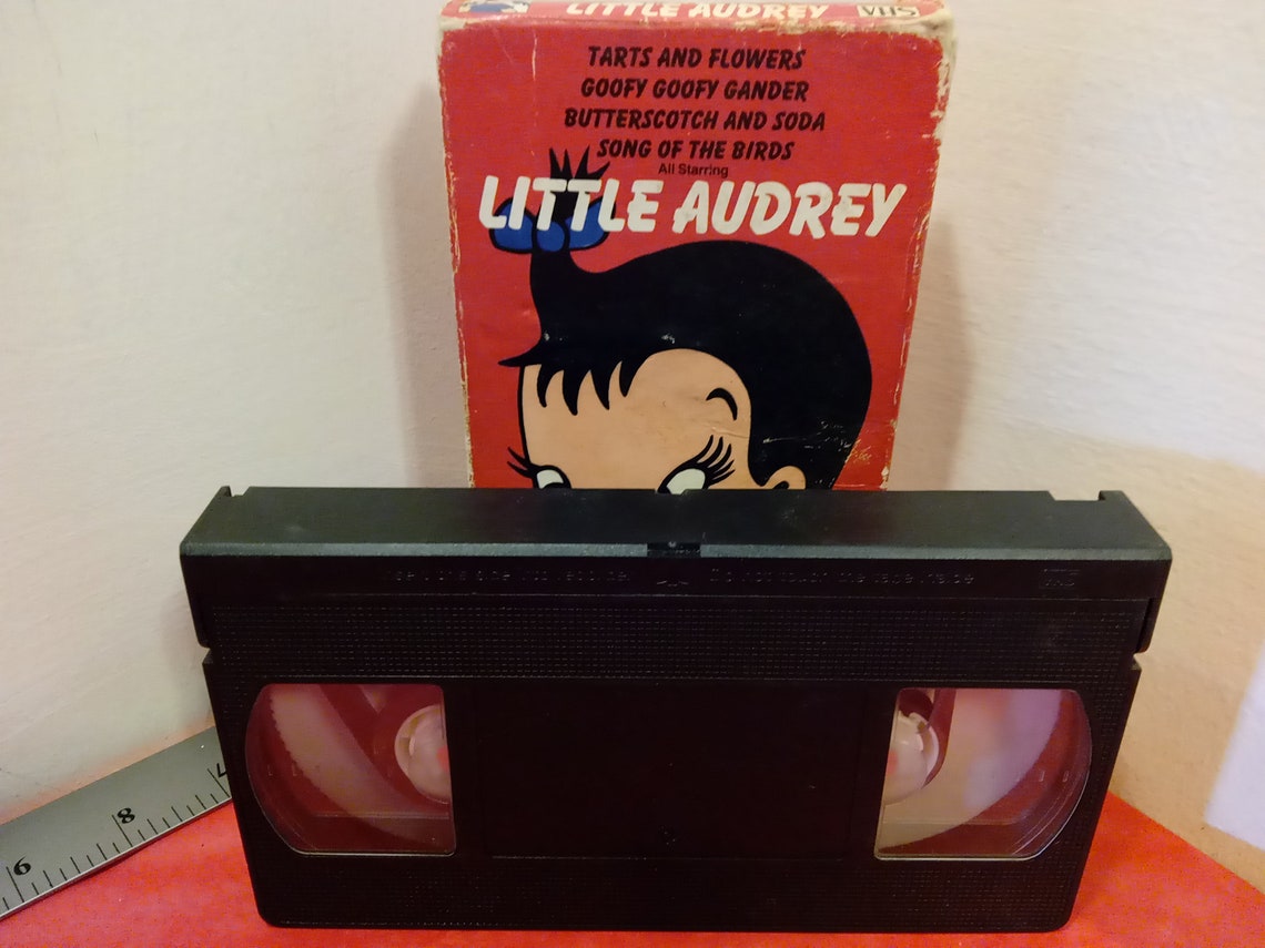 Vintage VHS Movie Tape, Little Audrey, Colored Cartoon, 1987~ - Etsy UK