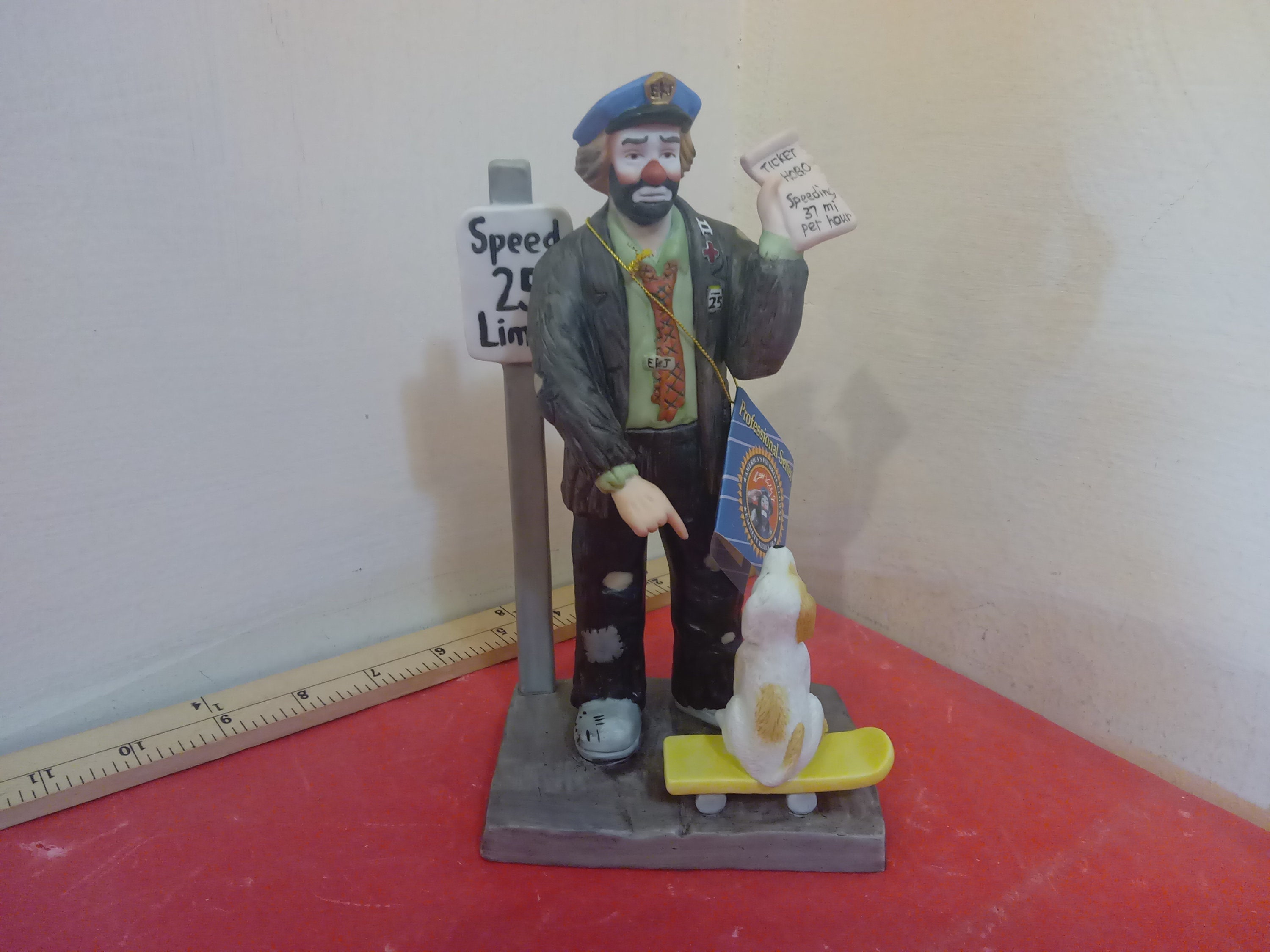 Vintage Porcelain Clown Figurine, The Emmett Kelly Collection by ...