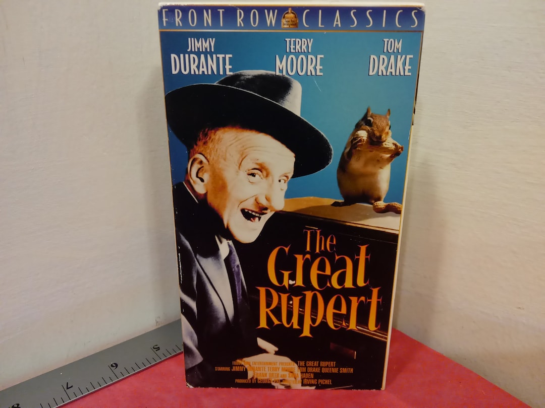 Vintage VHS Movie Tape, the Great Rupert, Jimmy Durante, 2000~ - Etsy