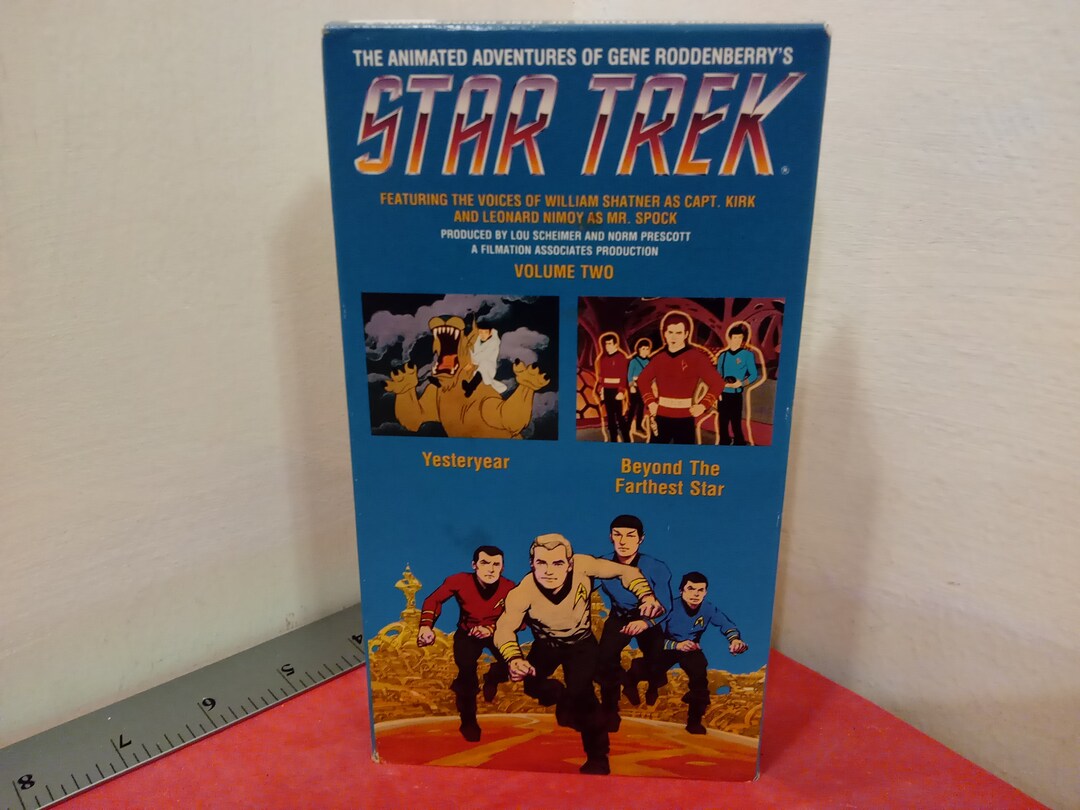 Vintage VHS Movie Tape, Animated Series of Star Trek Volume Two ...