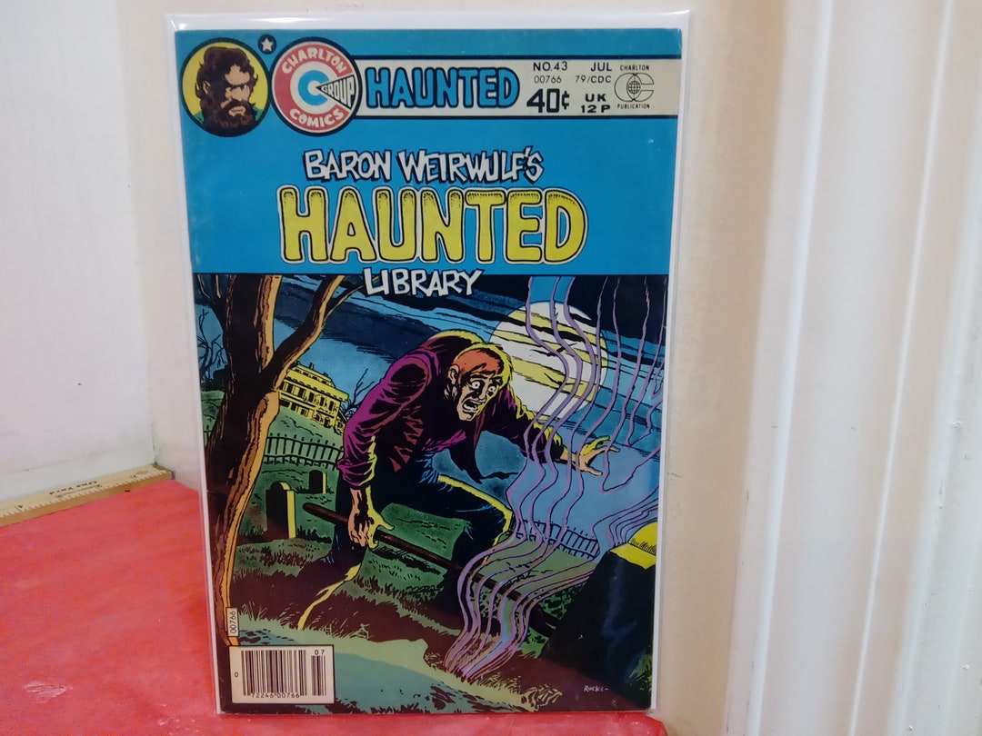 Vintage Comic Books, Charlton Comics, Haunted Library, Ghostly Tales ...