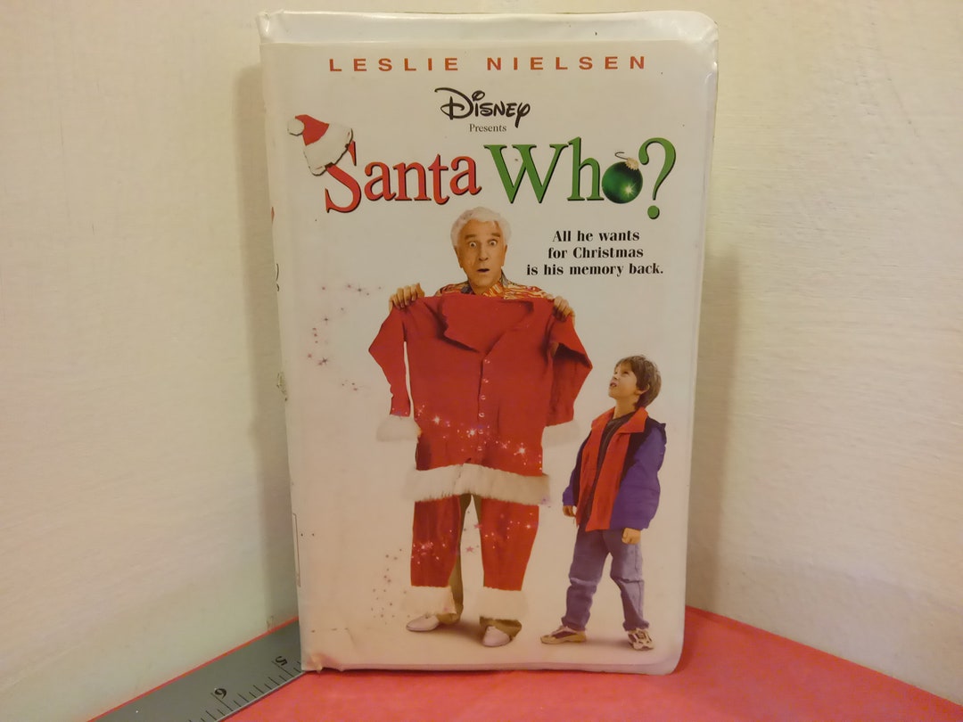 Vintage VHS Movie Tape, Walt Disney's Santa Who?, Leslie Nielson, 2001 ...