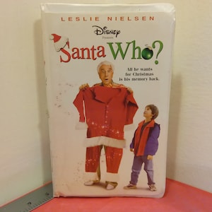 Vintage VHS Movie Tape, Walt Disney's Santa Who?, Leslie Nielson, 2001 ...