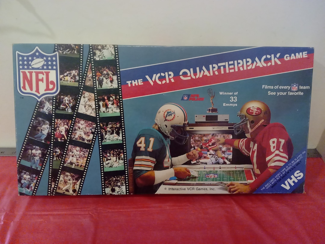 Vintage Boardgame, NFL VHS "the VCR Quarterback Game, 1980's# - Etsy