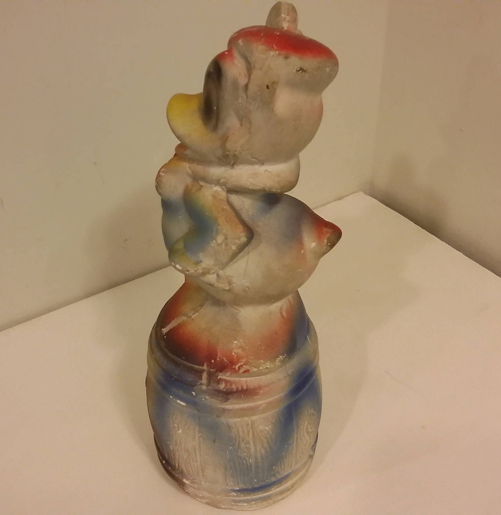 Vintage Donald Duck Chalk Bank, 1940's#