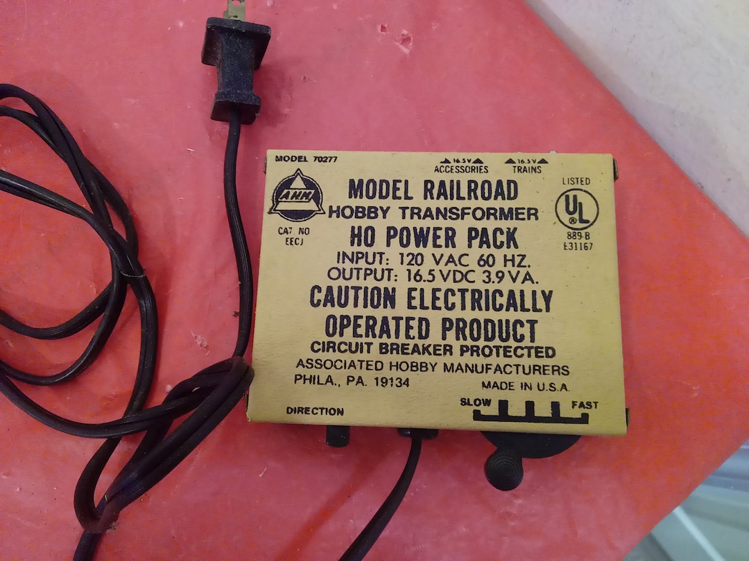 Vintage Train Transformer and Decor, Model Train Transformer and Decor ...