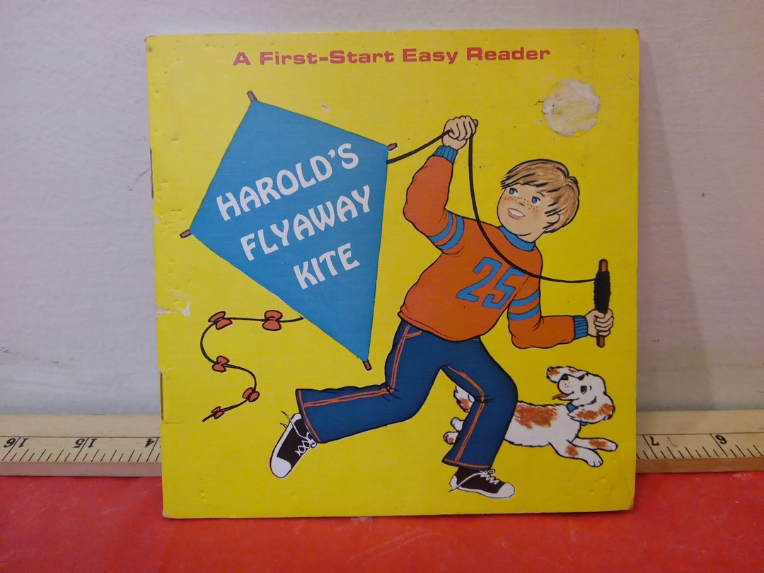 Vintage Children's Book, A First-start Easy Reader "harold's Flyaway ...
