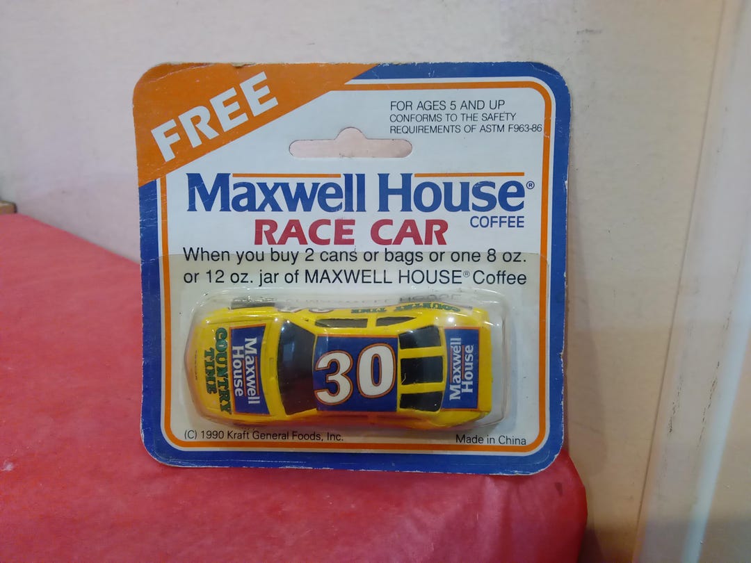 Vintage Toy Vehicles, Maxwell House Race Car, Hot Wheels, Mario ...