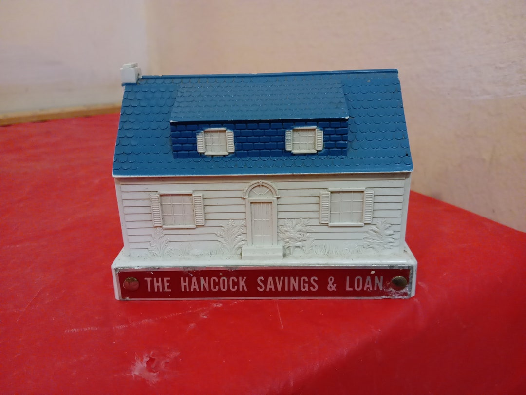 Vintage Bank, the Hancock Savings and Loan Metal/plastic Bank, Save and ...