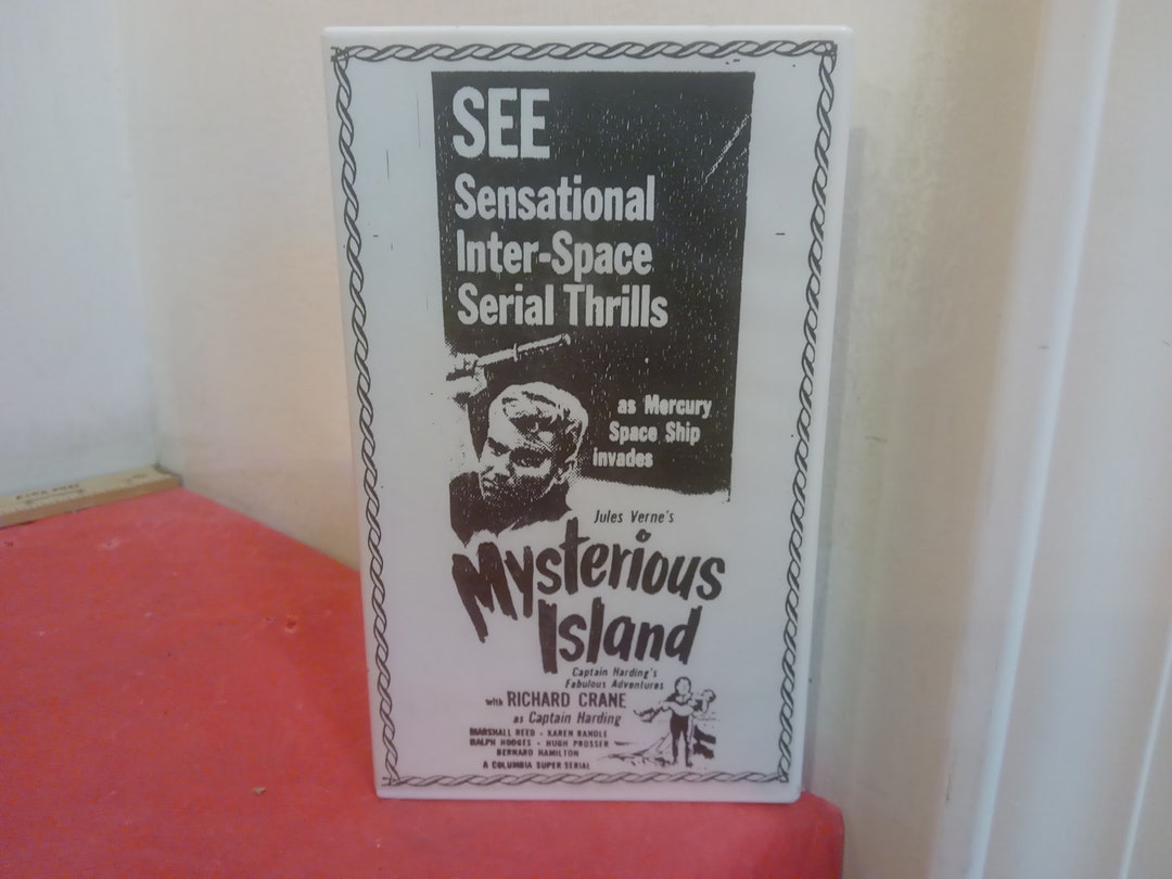 Vintage VHS Tape, Mysterious Island by Jules Verne, Two Tape Set, 1961 ...