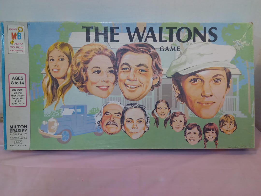 Vintage Board Game, the Waltons Board Game by Milton Bradley, 1974# - Etsy