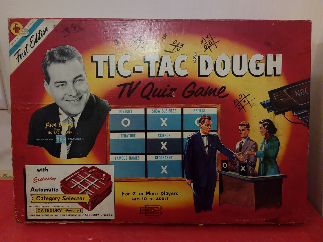 Vintage Tic Tac Dough Home Board Game Second Edition by Transogram# - Etsy