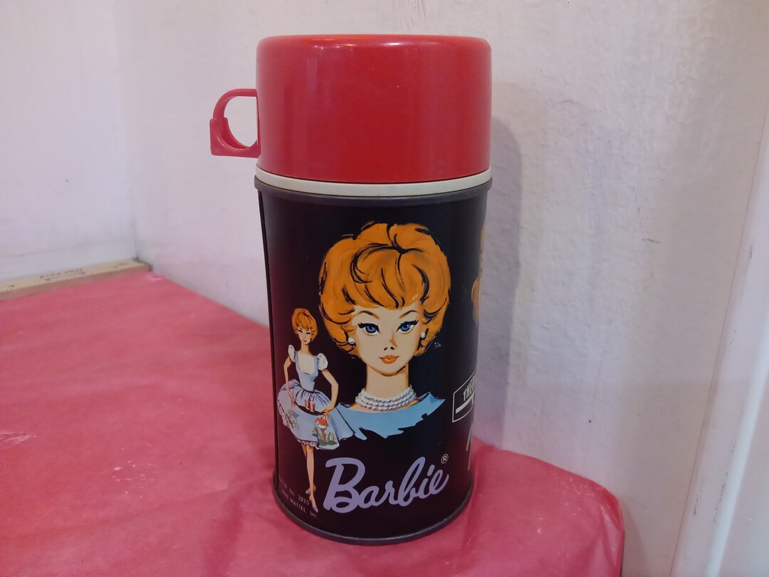 Vintage Metal Thermos, Barbie, Midge, and Skipper Thermos by Thermos ...
