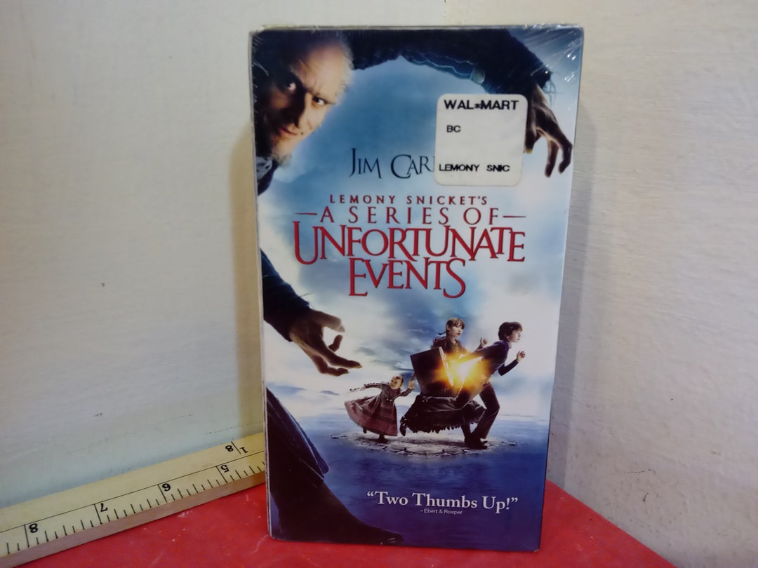 Vintage VHS Tape, Lemony Snicket's a Series of Unfortunate Events, Jim ...