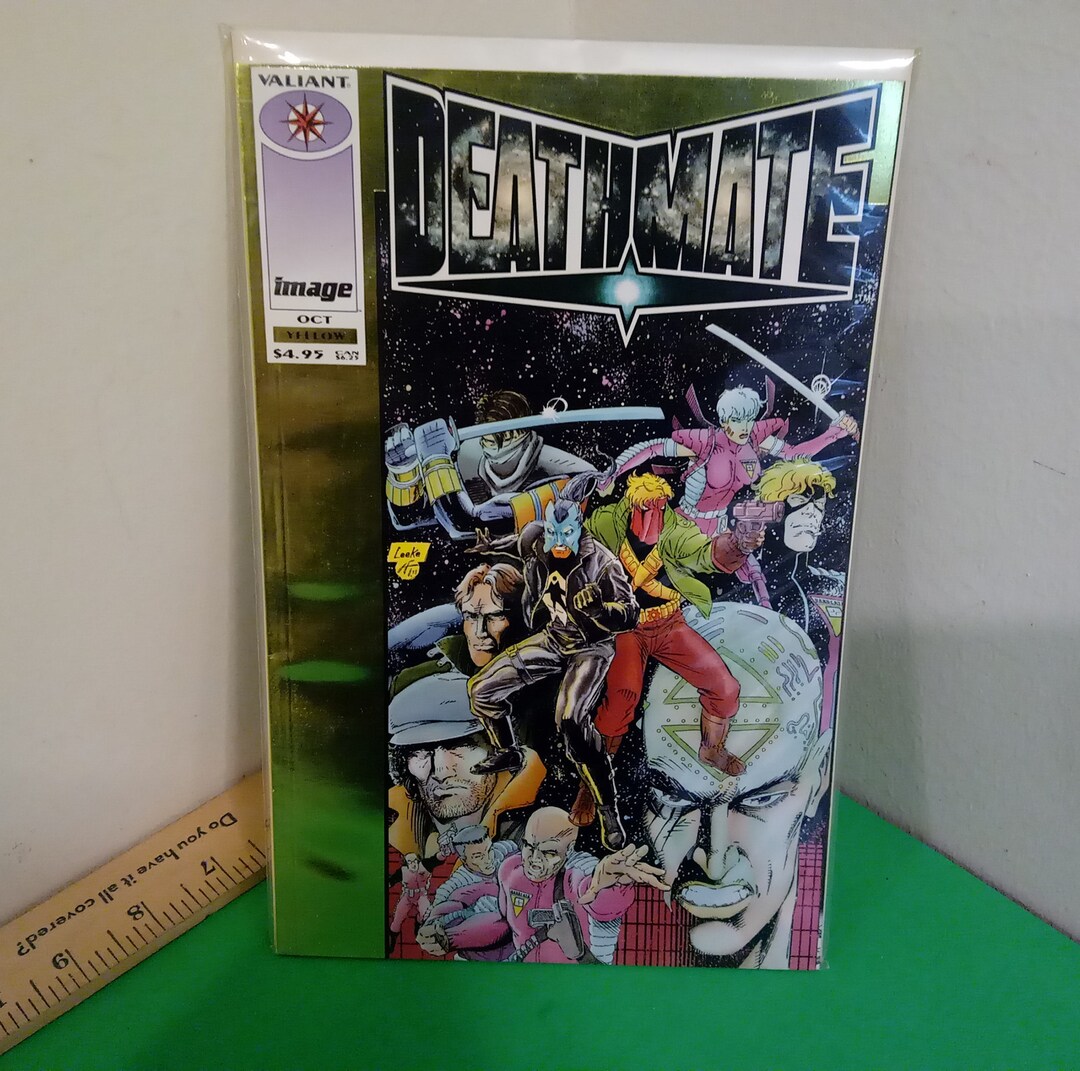 Deathmate Comic by Valiant/image, October Yellow/gold, 1993 - Etsy