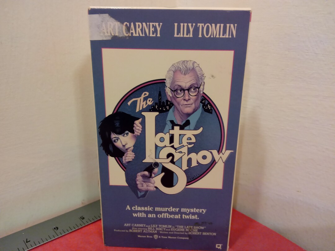 Vintage VHS Movie Tape, the Late Show, Lily Tomlin, 1991~ - Etsy