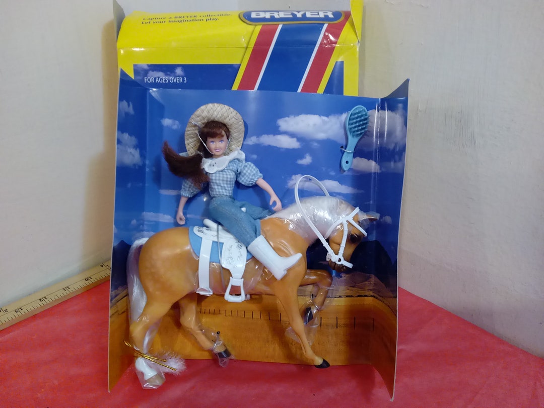 Vintage Doll on Horse, Breyer Horse and Doll "little Debbie Special ...