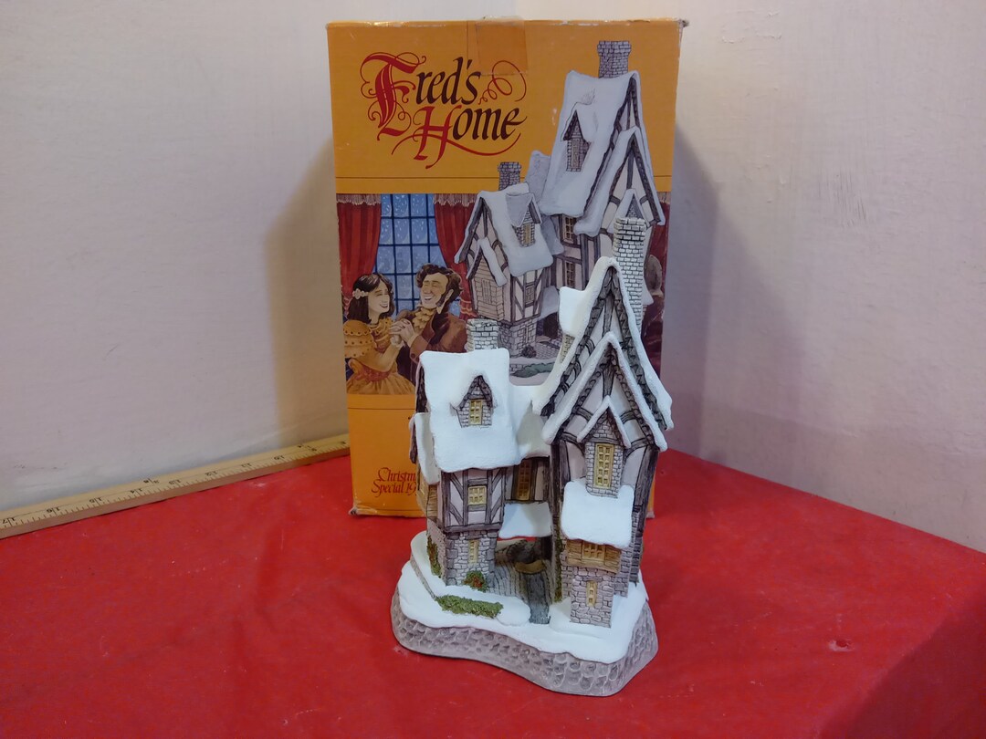 Vintage David Winter Cottages, Fred's Home by John Hine Studios, Large ...