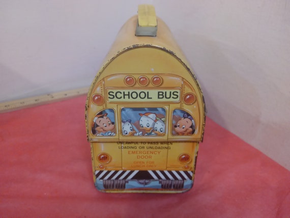 Vintage Lunchbox, Walt Disney School Bus by Aladdin, … - Gem