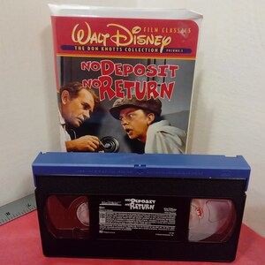 Vintage VHS Movie Tape, Walt Disney, No Deposit No Return, Don Knotts ...