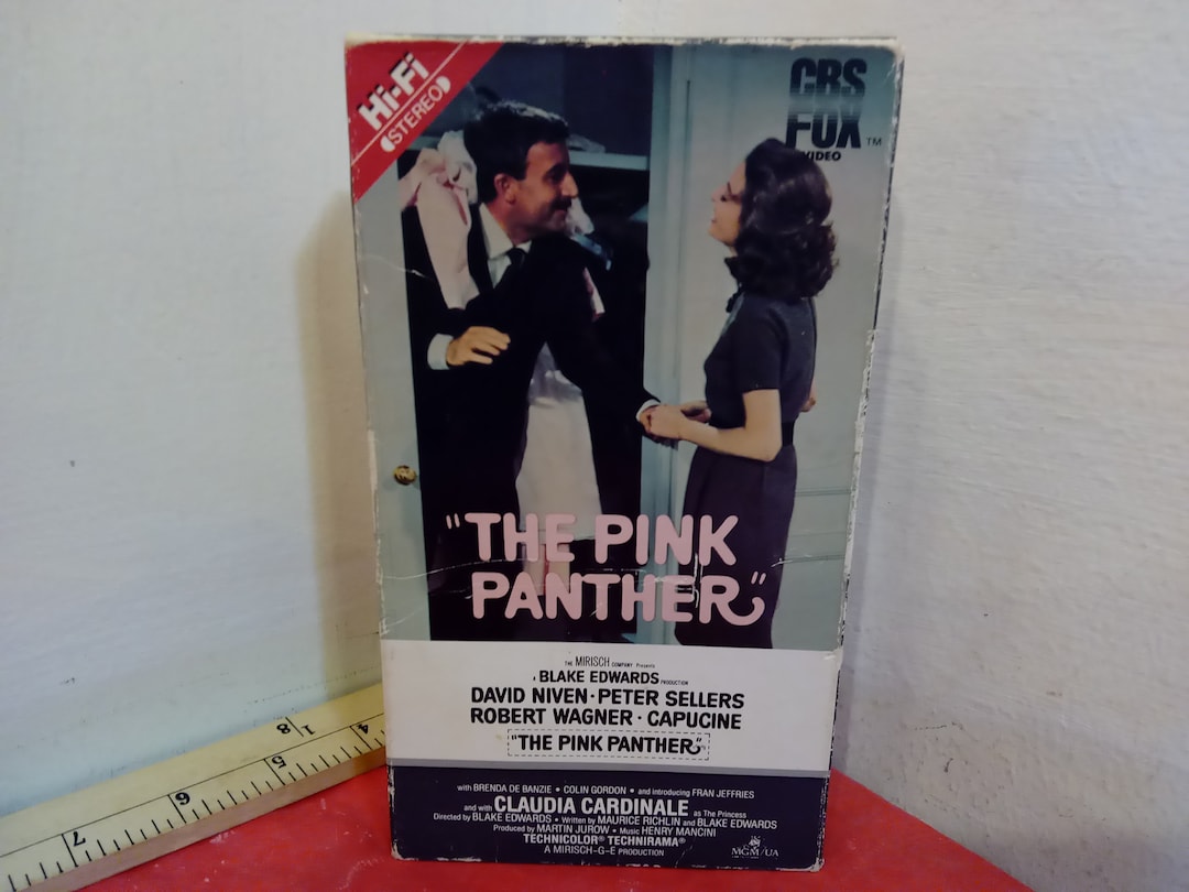 Vintage VHS Tape, the Pink Panther, Peter Sellers, 1985~ - Etsy