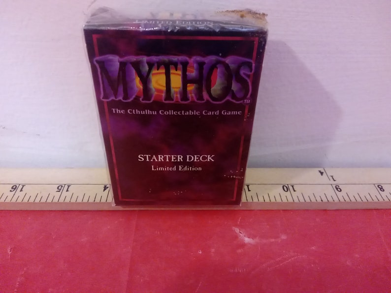 Vintage Card Game Mythos the Cthulhu Collectible Card Game by - Etsy
