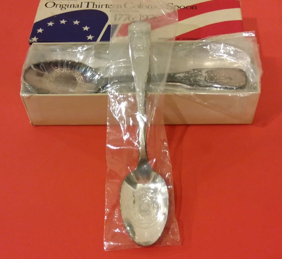 Bicentennial Original 13 Colonies Souvenir Spoons