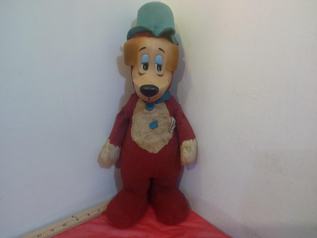 Vintage Stuffed Toy, Huckleberry Hound Stuffed Doll by Knickerbocker ...