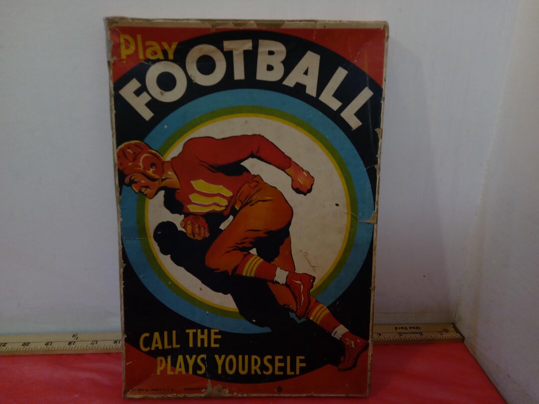 Vintage Football Game, Play Football Call the Plays Yourself by Whitman ...
